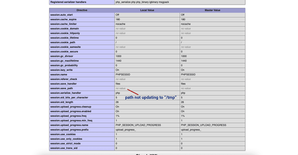 Config PHP session save path - Web Server - CyberPanel Community