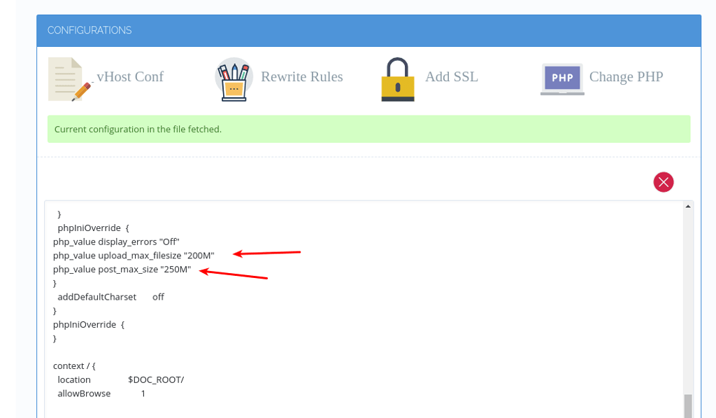 5 Change Upload Limit For Filemanager 08 Server CyberPanel 5-change-upload-limit-for-filemanager-08-server-cyberpanel