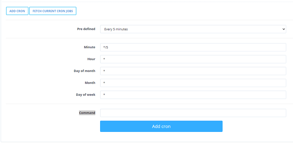 How To Write CRON Job Command On The Cyber Panel Please General