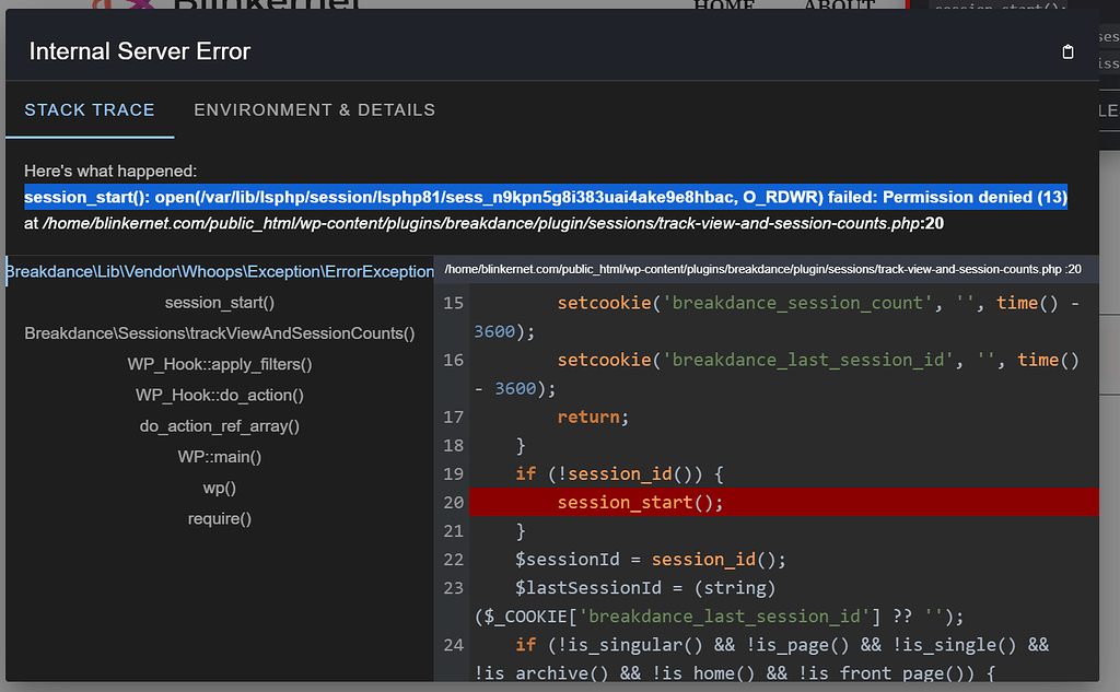 CyberPanel PHP 8.1 permission issues with shortcodes in wordpress - Bug Report - CyberPanel ...