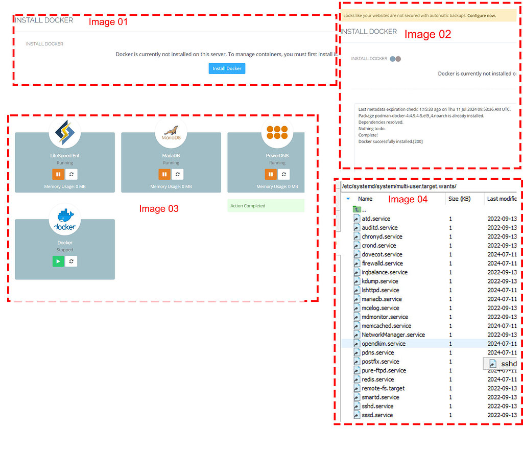 Cant Install Docker In Almalinux 90 With Cyberpane 235 Docker Manager Cyberpanel Community 