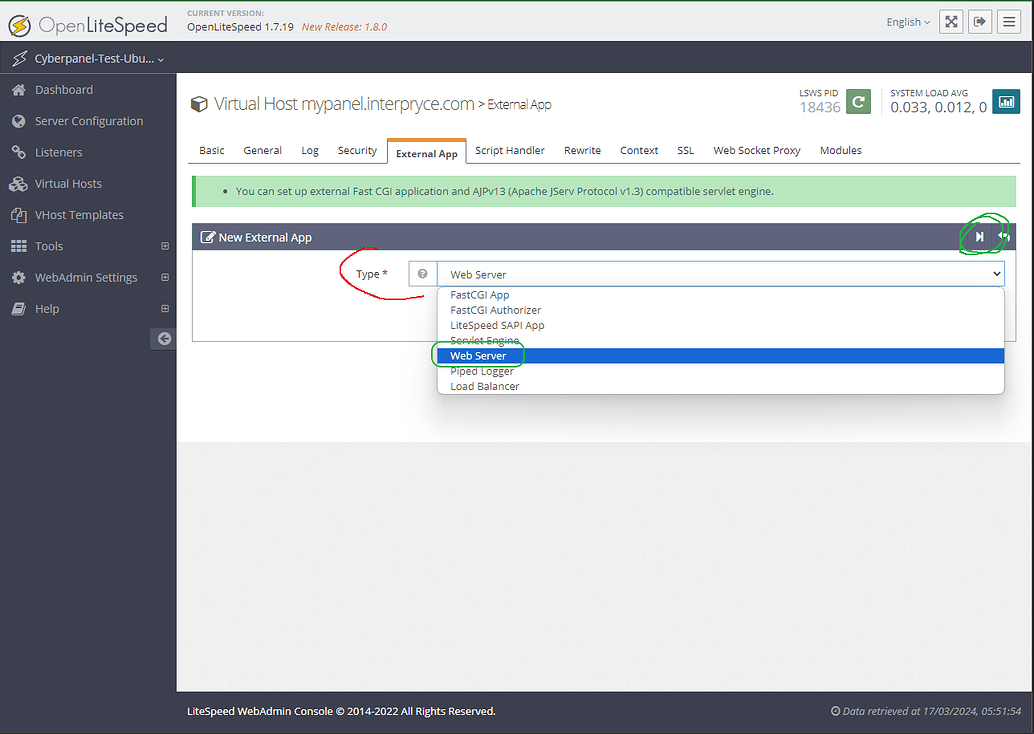 [TUTORIAL] Accessing CyberPanel without port :8090 - Direct access via hostname or any other ...