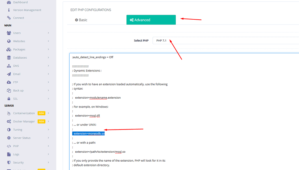 Mongodb support - Database Server - CyberPanel Community