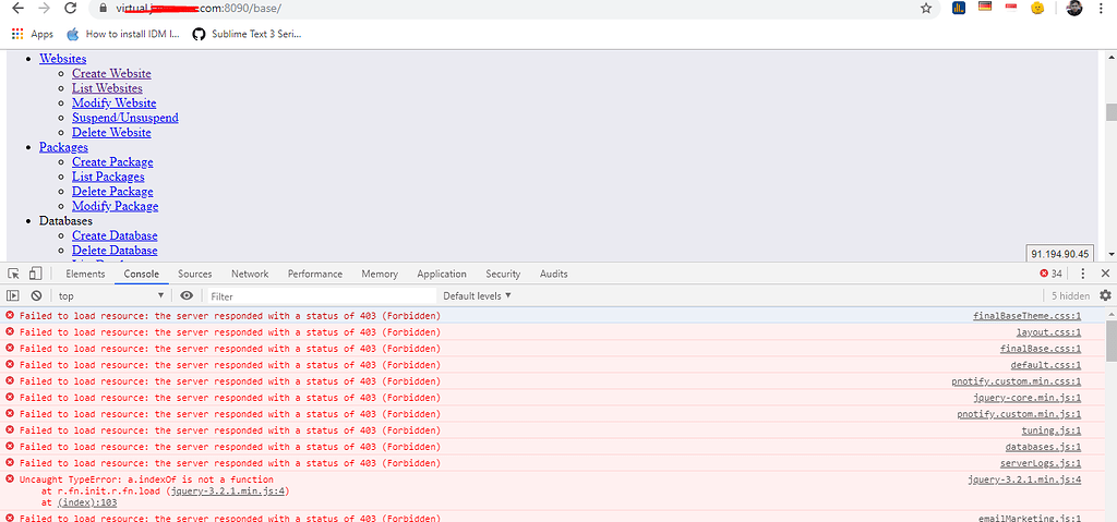UI error, help please - Web Interface - CyberPanel Community