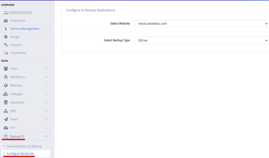 How to restore Backups v2 on Remote Server (Incremental Backups) - 07 - Backups - CyberPanel ...