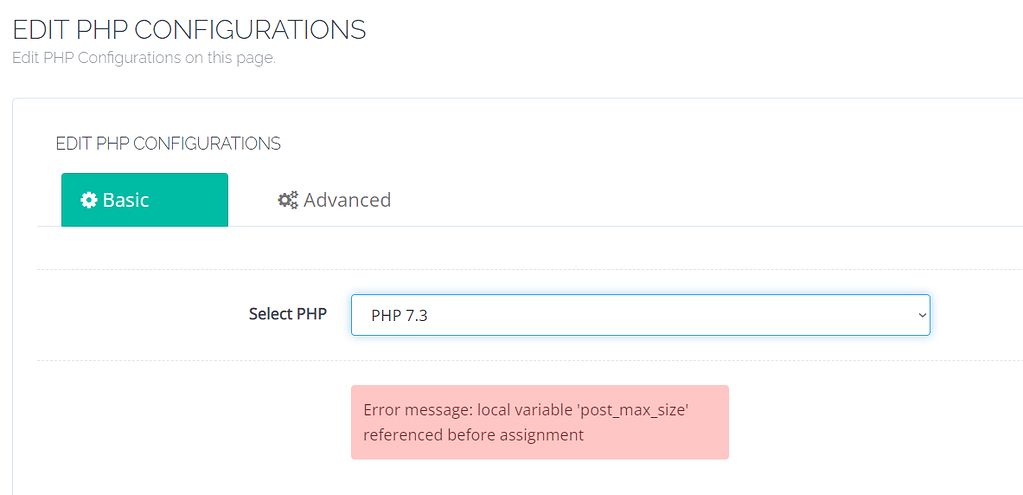 PHP 7.2 - 7.3 - missing - General Discussion - CyberPanel Community