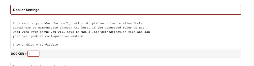 Docker and CSF Problems - Docker Manager - CyberPanel Community