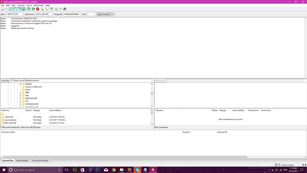Not Able To Connect With FTP FTP Server CyberPanel Community