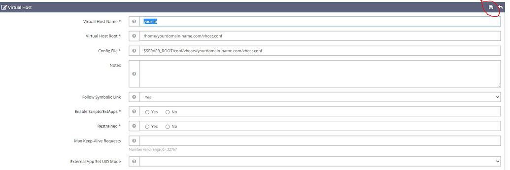Access your web site using ip address - Web Server - CyberPanel Community