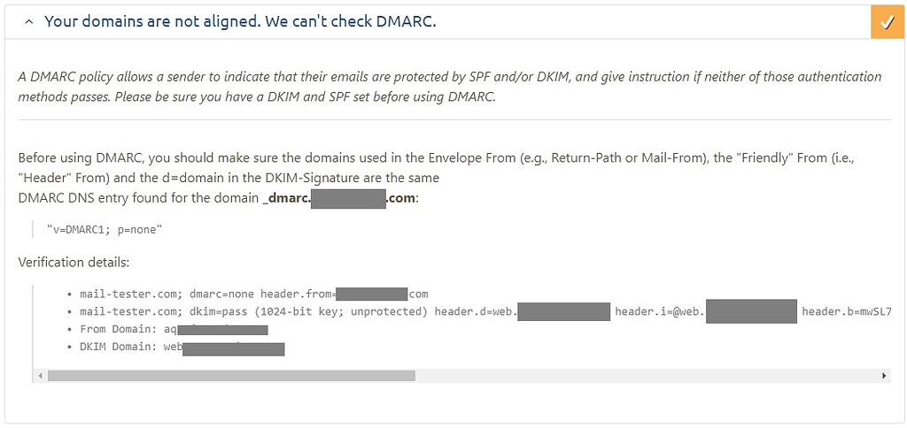 Multiple Email Addresses With Different Domains Problem Your Domains Are Not Aligned We Cant