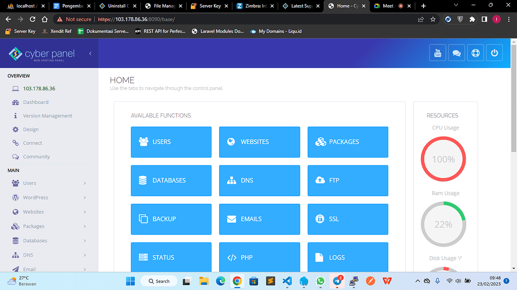 About 100% CPU Usage after Install Cyberpanel - Support and Discussion - CyberPanel Community