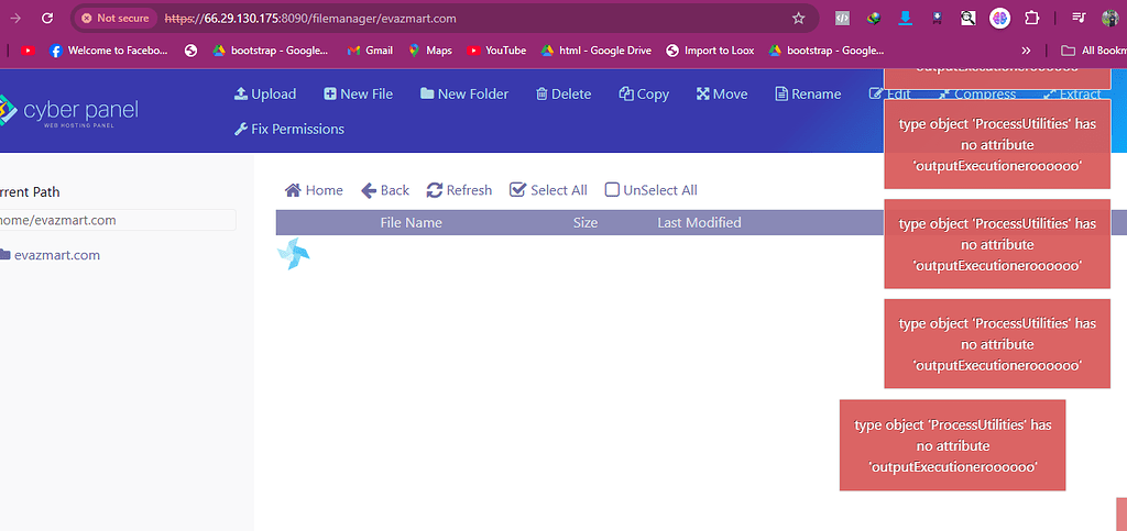 Cannot enter and edit the root file - Support and Discussion - CyberPanel Community