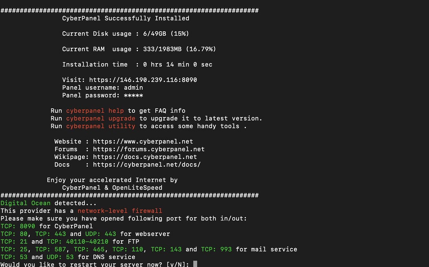 01 - Installing CyberPanel - 01 - Install/Upgrade - CyberPanel Community