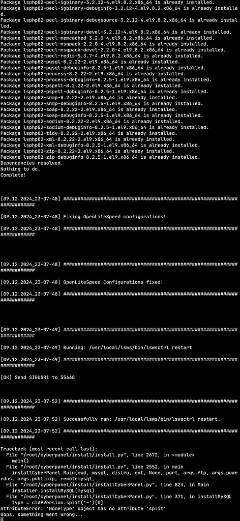 Install On Rhel 94 Fails With Python Script Attributeerror Nonetype