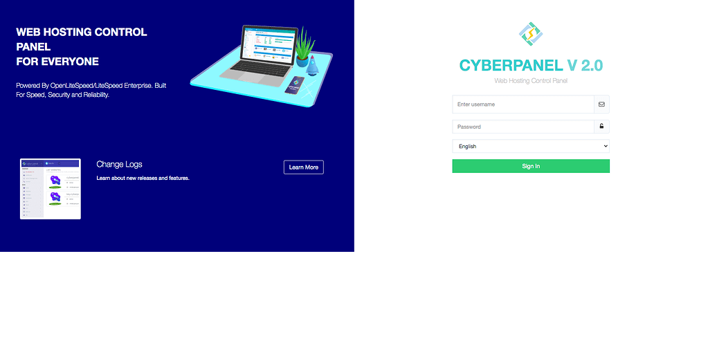 Strange login screen after upgrade to v2.0.3 - Updates - CyberPanel ...