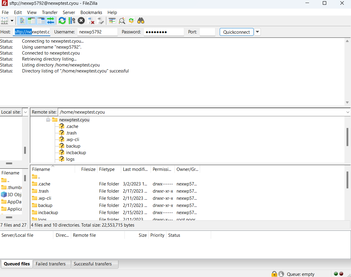 Can Not Connect SFTP Via Filezilla Or WinSCP FTP Server CyberPanel